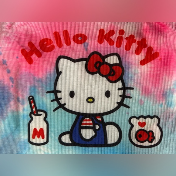 SHEIN | Tops | Hello Kitty Tie Dye Crop Cami Top Sz Xl | Poshmark